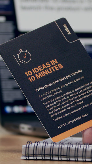 Design Thinking Tools Deck – Kitted Thinking Tools