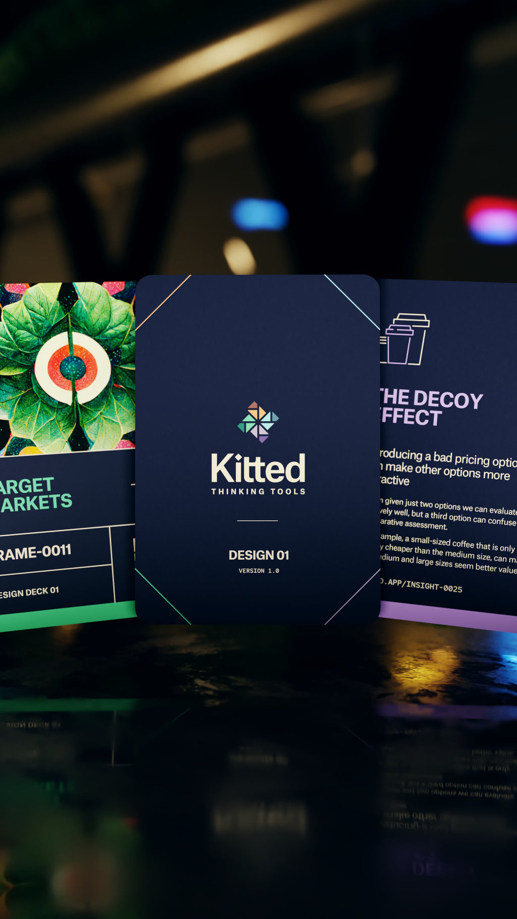 Design Thinking Tools Deck – Kitted Thinking Tools